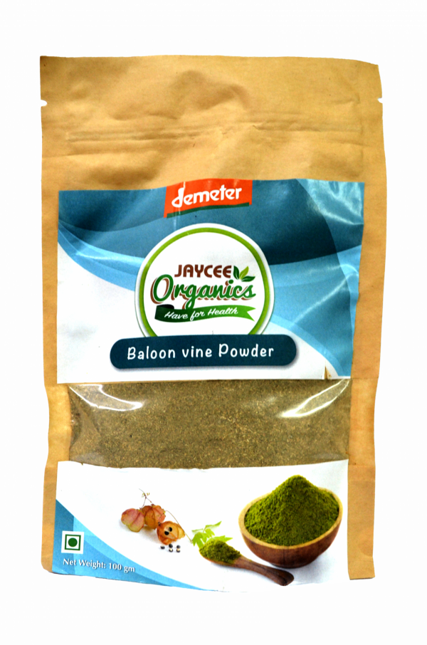 Balloon Vine Leaves Powder 100 gm - Jaycee Organics